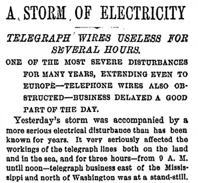 The Great Sun Storm of 1859 - Gary Borders