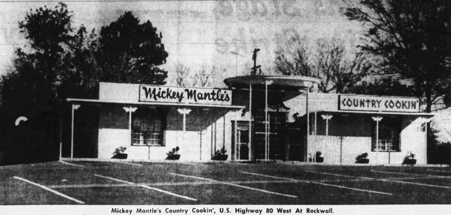 The Bones of Mickey Mantle’s Old Restaurant - Gary Borders