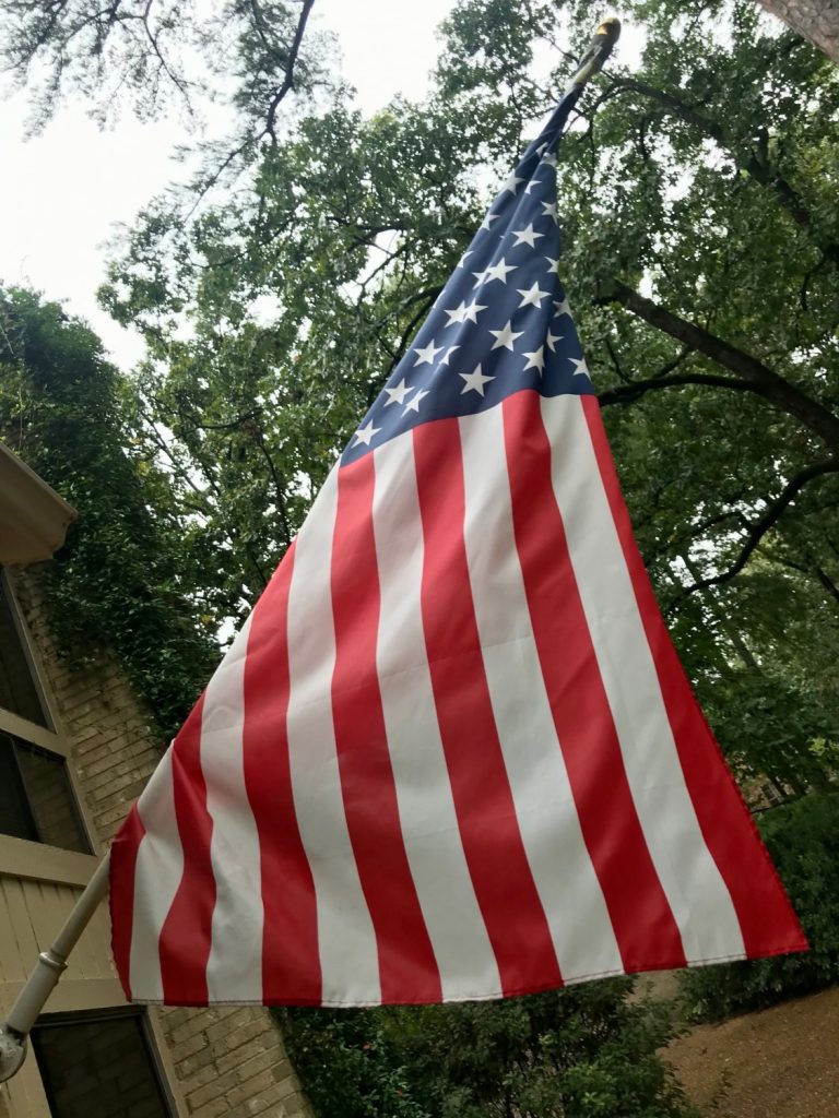 Furled Flag A Metaphor For Our Times - Gary Borders
