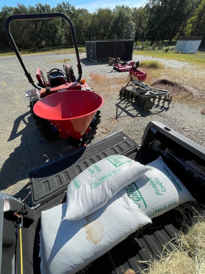 Discing and Seeding After the Rain - Gary Borders